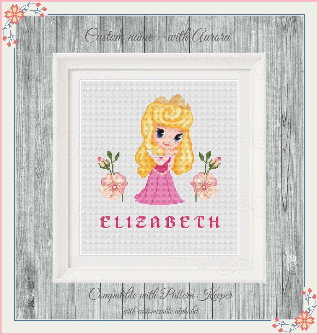 Custom Name Cross Stitch Pattern Personalized Gift Alphabet Pattern ...