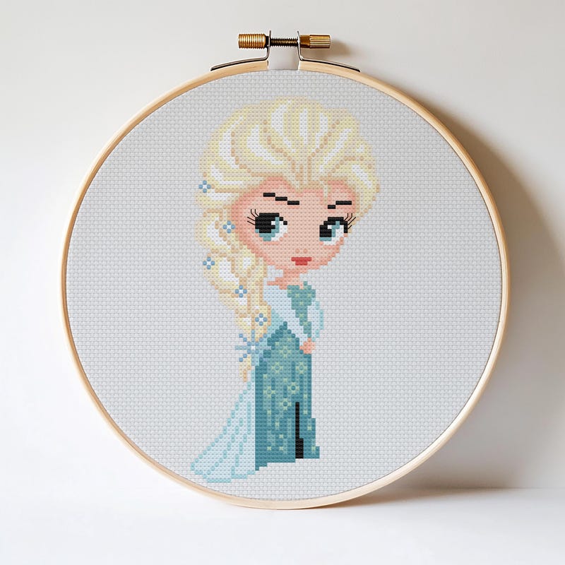 Cross Stitch Mini Princess - Etsy UK