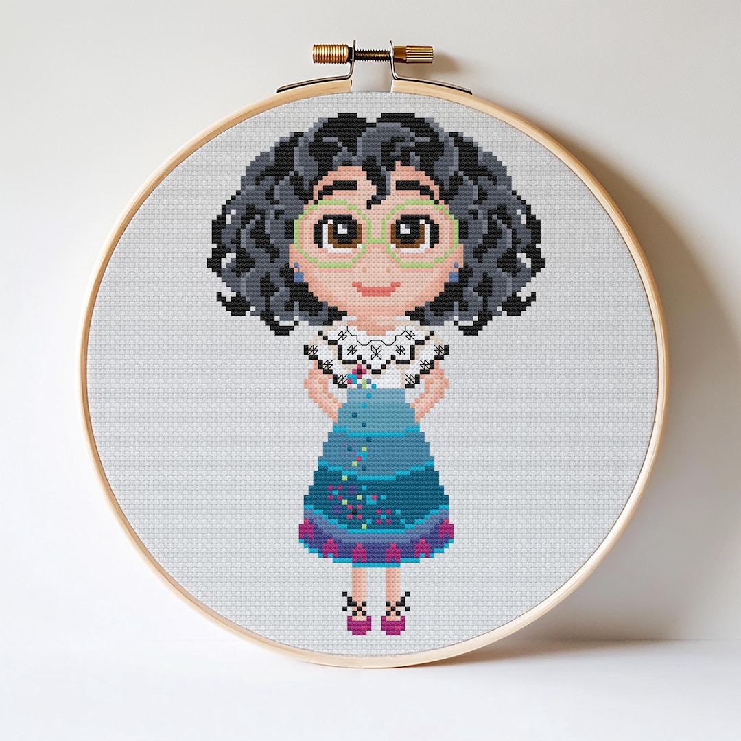 Cross Stitch Pattern Little Mirabel Princess Cross Stitch Home Decor ...