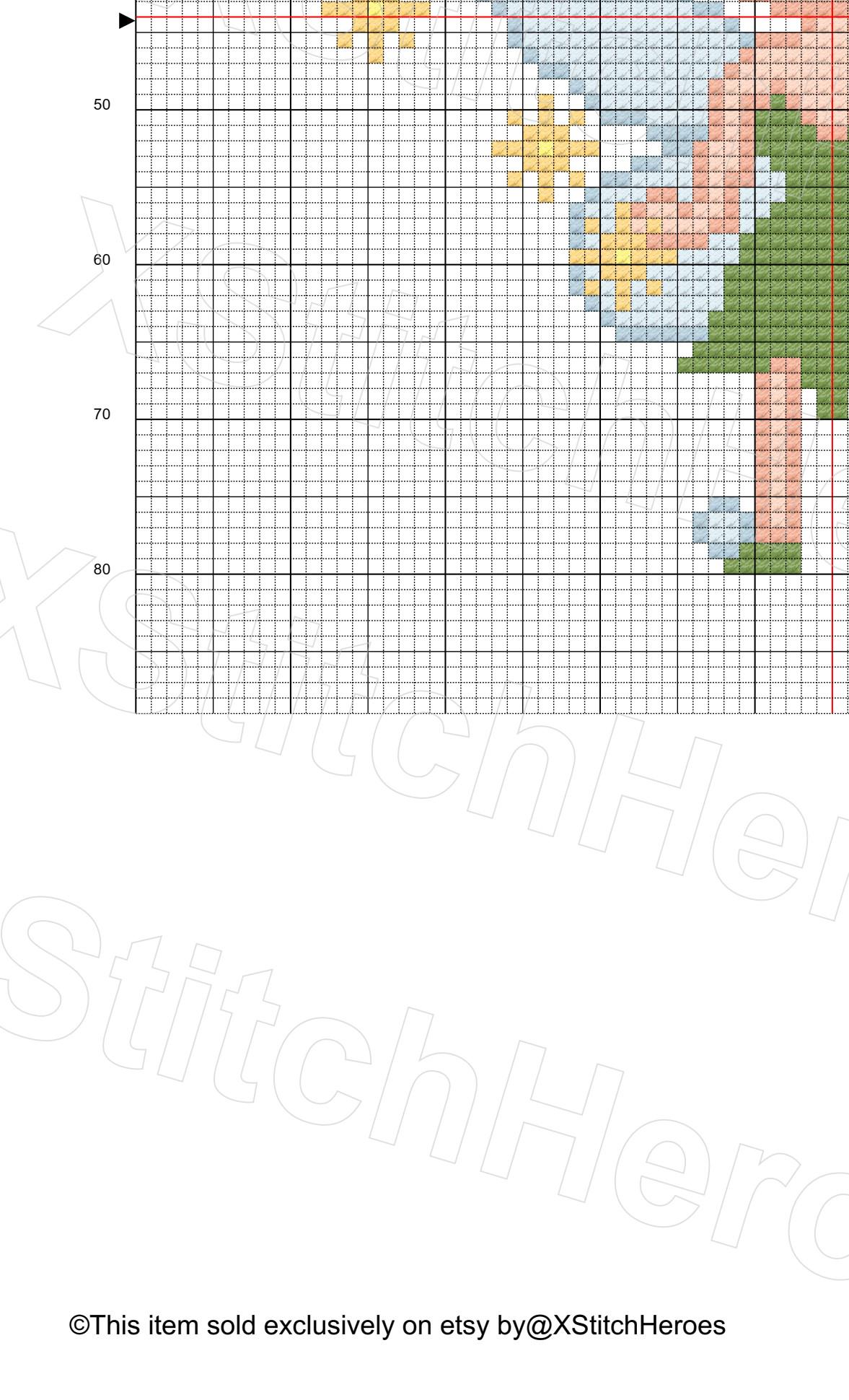 Tinkerbell Cross Stitch Pattern, Easy Pixel Art (PDF Pattern) - Etsy