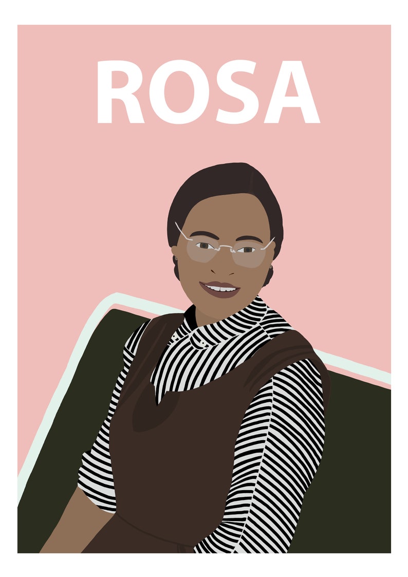 Poster Rosa Parks A3 - Etsy