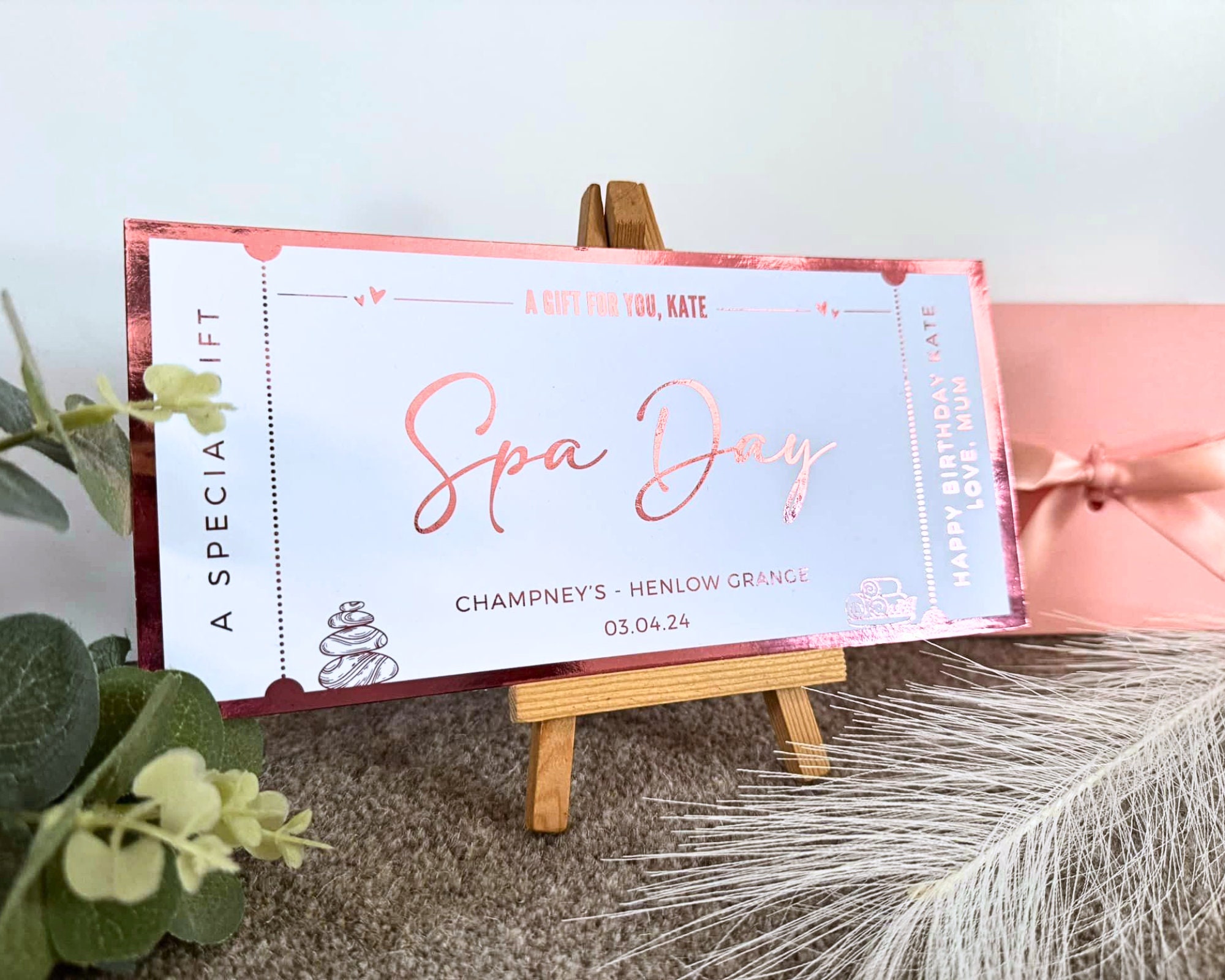 Personalised Spa Day Gift Voucher, Spa Break Gift, Spa Weekend Trip ...