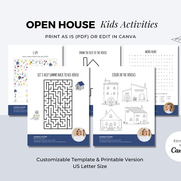 Open House Kids Activities - Etsy