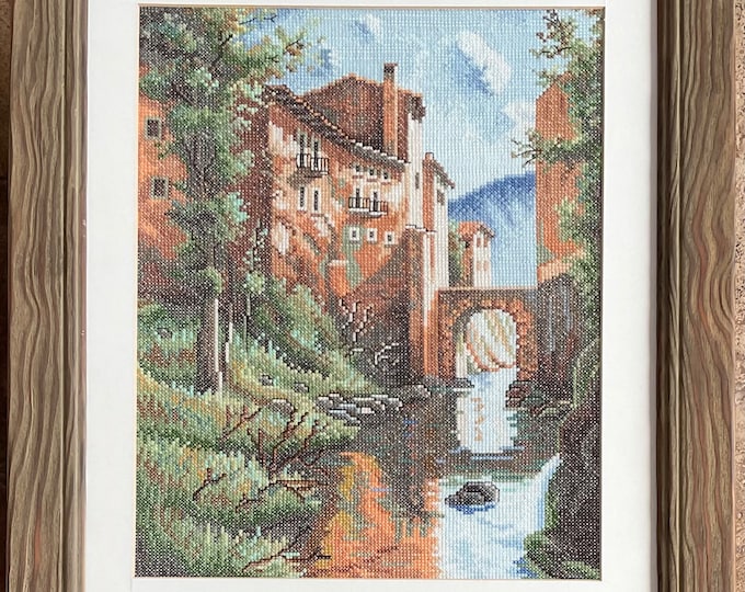 New Finished Completed Cross Stitch Embroidery Gift Embroidered Picture ...