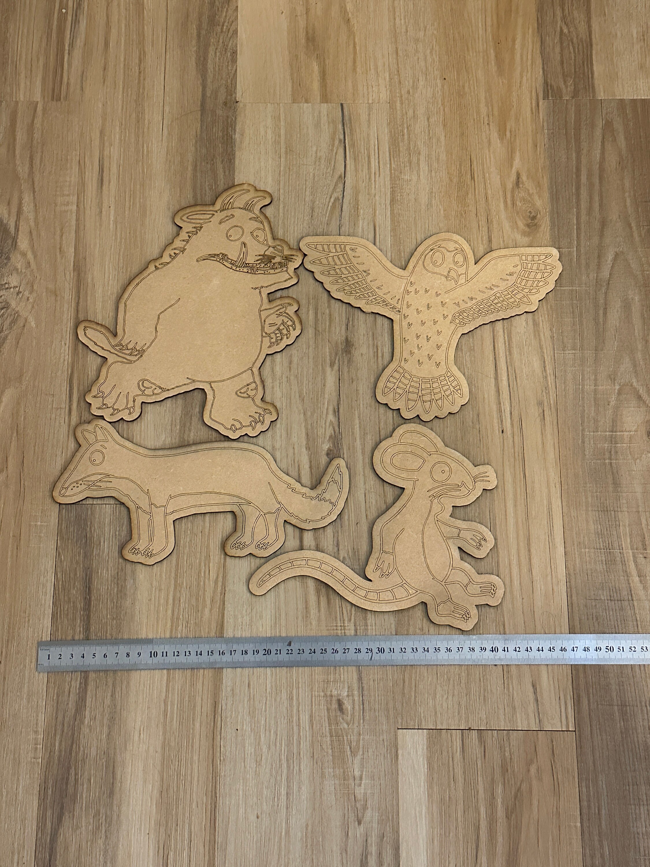 Gruffalo Inspired Wooden Story Props! - Story Sack - Learning Resource ...