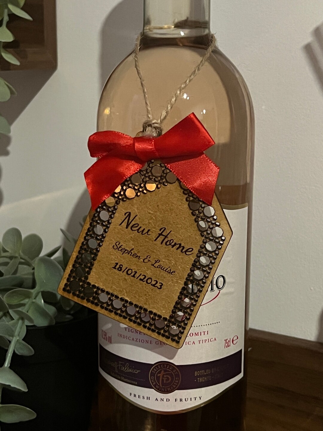 New Home Gift Tag Personalised - Etsy