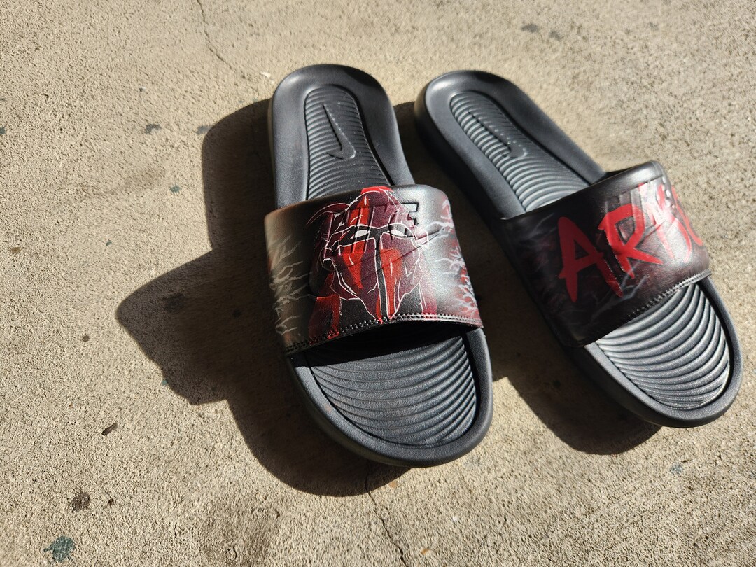 Solo Leveling Custom Nike Flip Flops - Etsy