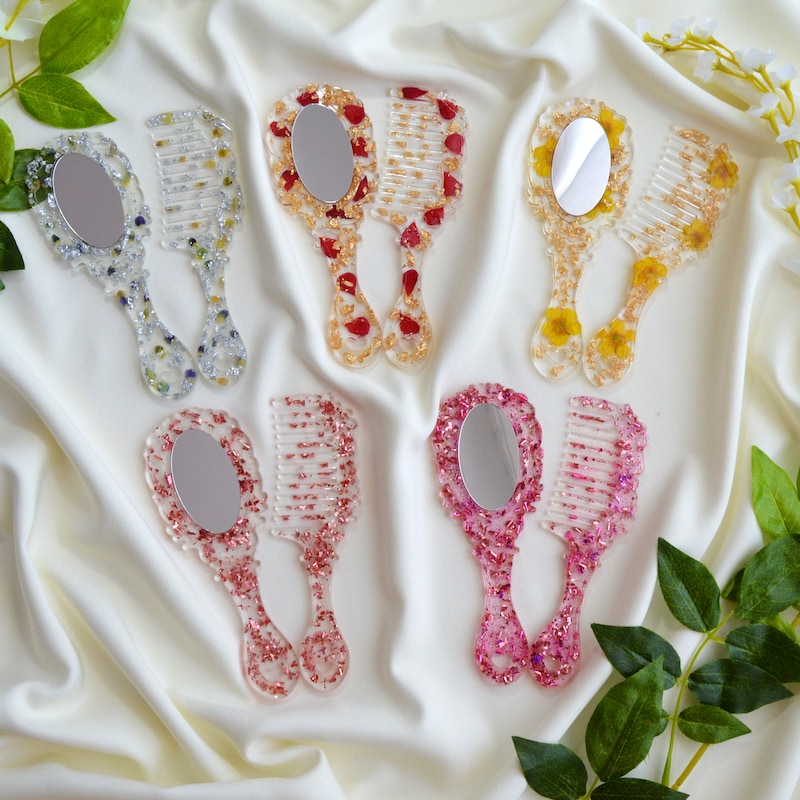 Brush Comb Mirror - Etsy