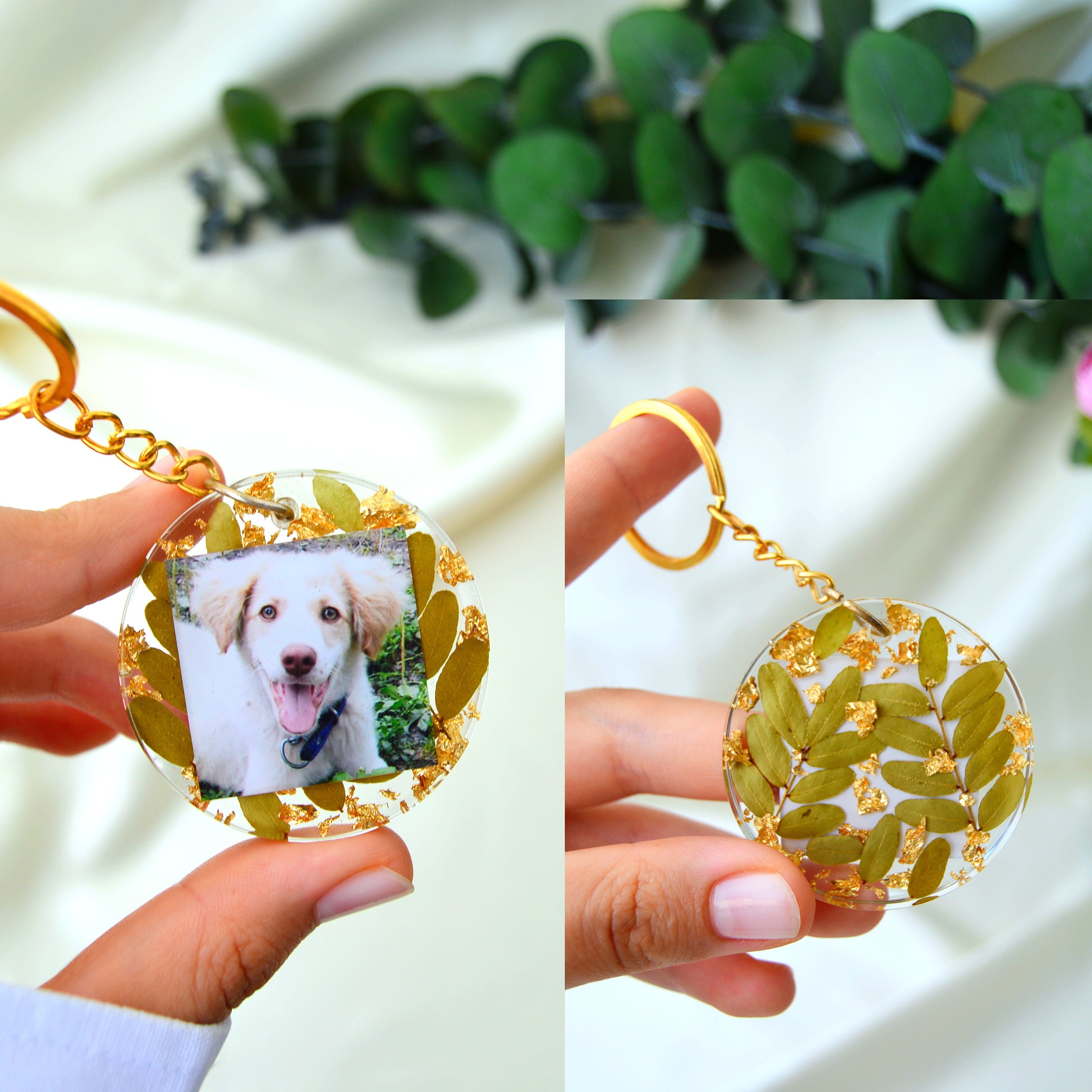 Pet Photo Keychain, Custom Dog Keychain, Custom Cat Keychain, Pet ...