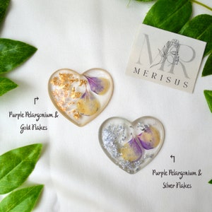 Pressed Flower Resin Magnet, Flower Magnets Set, Fridge Magnets ...