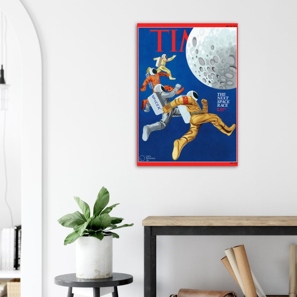 Time Magazine, Space Poster, the Next Space Race Edition, Astronaut ...