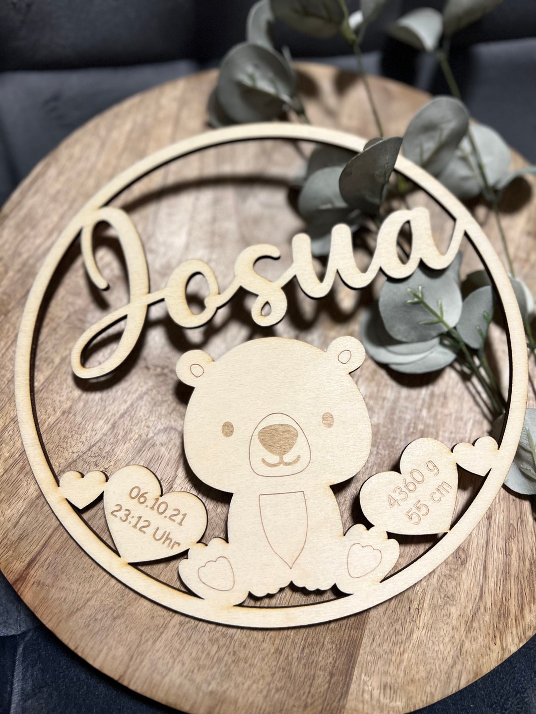 Large Name Tag for Children I Decoration for the Children's Room I ...