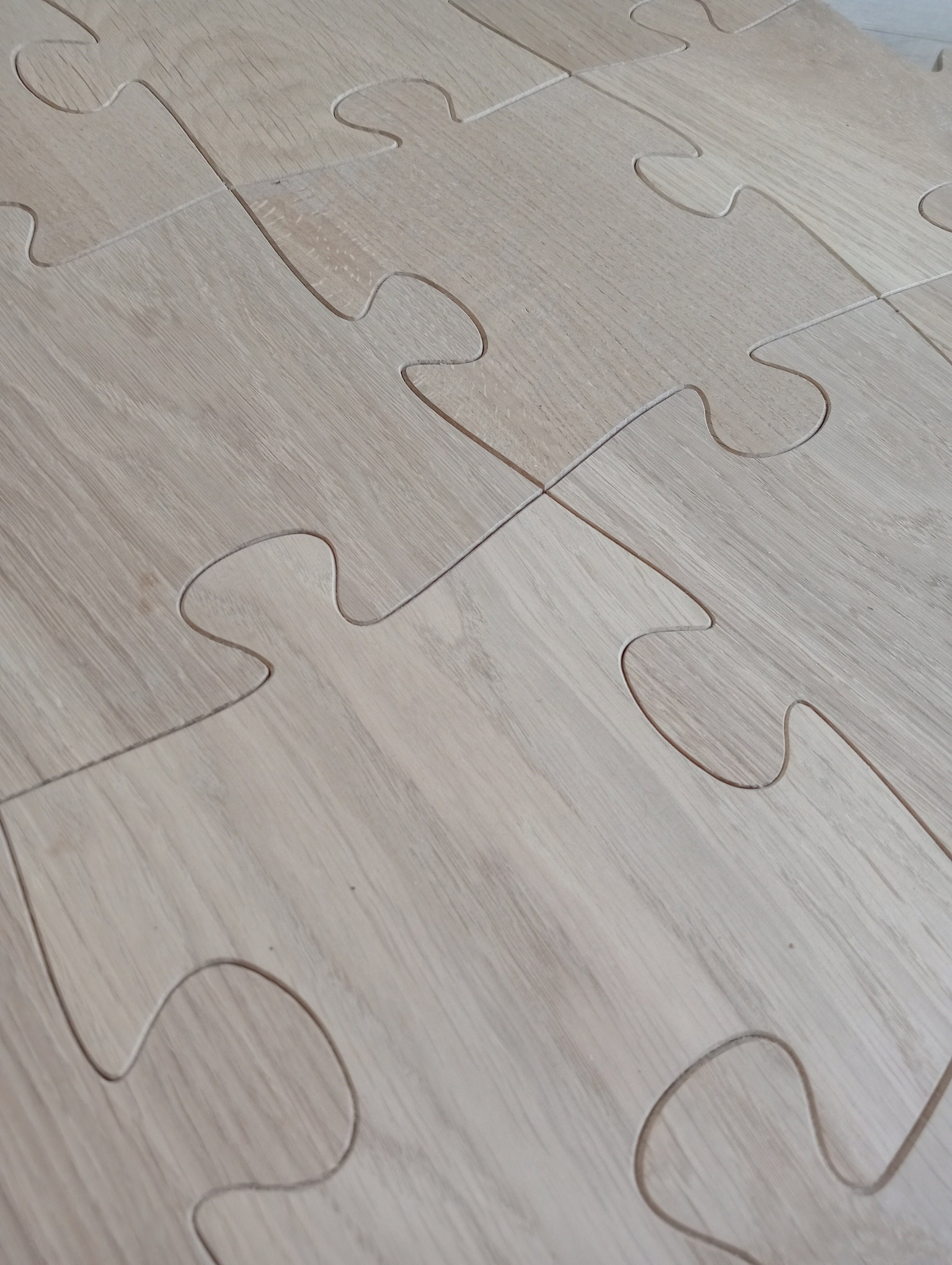 Oak Wood Tiles , Panels Puzzle 16pcs - 1m2 = 10,76 Sq.ft. Wooden Wall ...