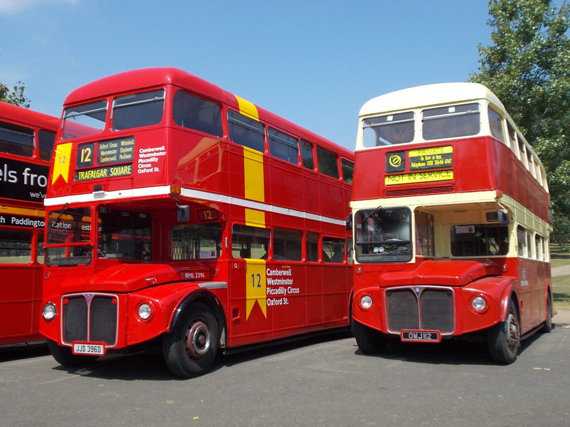 Genuine Vintage London Transport Routemaster RML Bus Blind 'CRYSTAL ...
