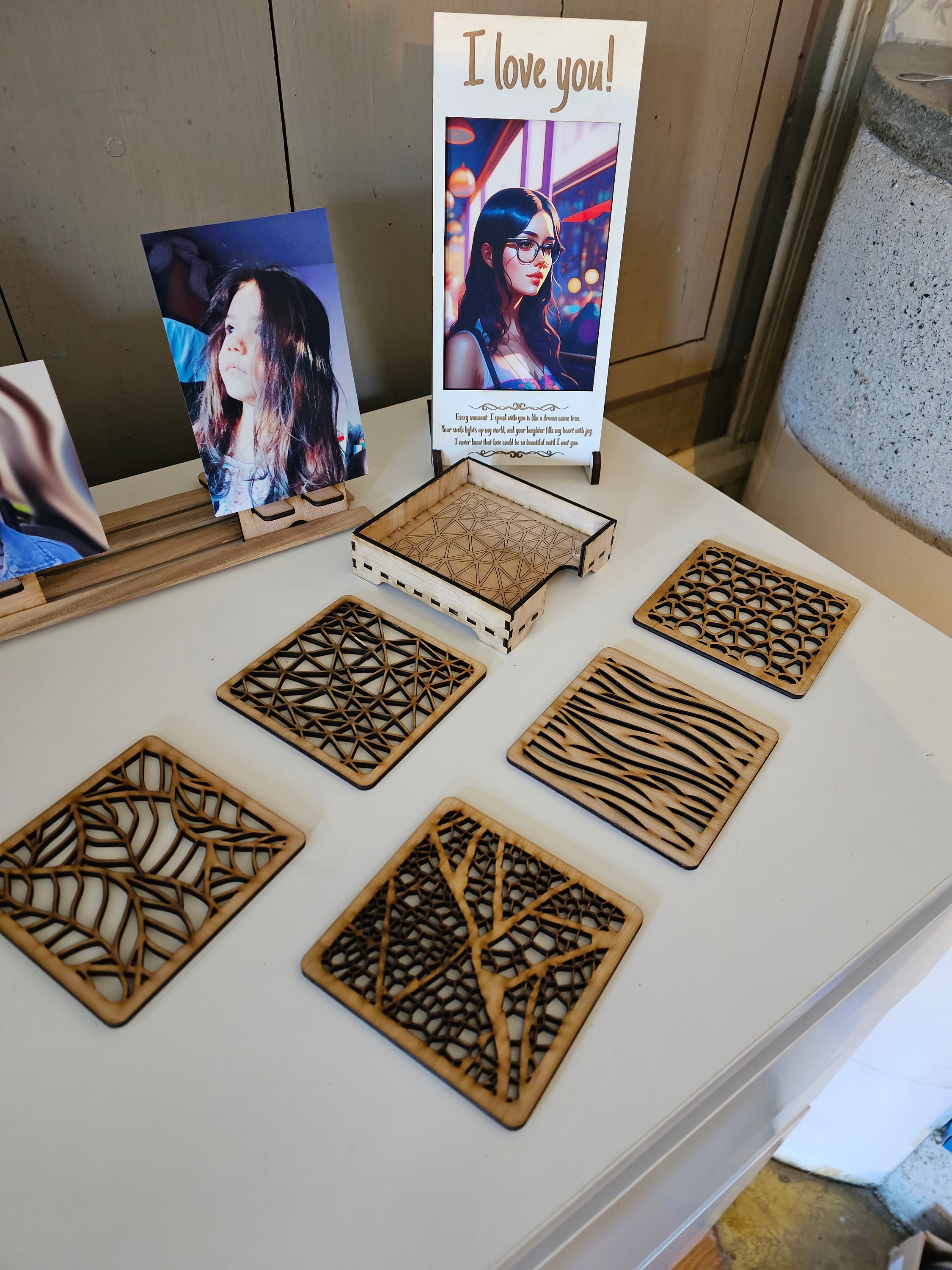 Digital Download Coasters for Laser Cutter 3mm Plywood Laser - Etsy