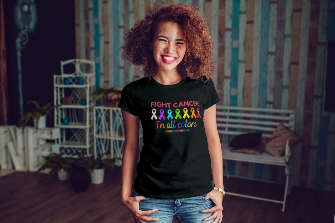 Fight Cancer in All Colors Png,svg , Cancer Warrior Png, Ribbon Clipart ...