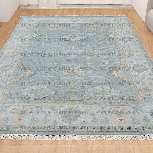 Muted Oushak 7 X 6 - Etsy