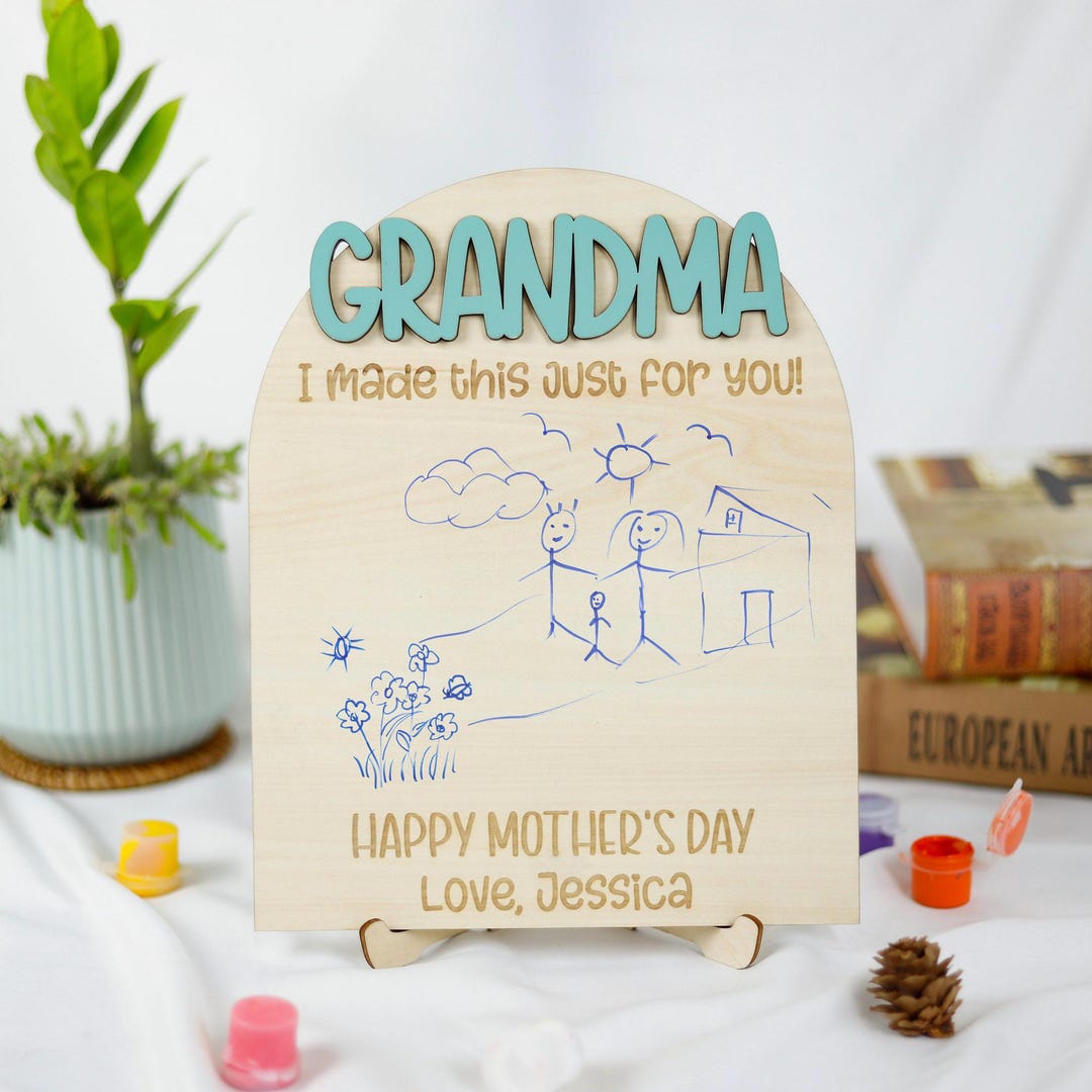 Grandma I Made This for You Mother's Day Sign, DIY Grandma Sign, Gift ...