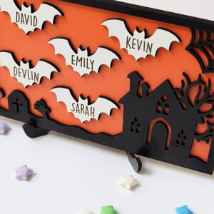 Personalized Family Halloween Frame, Custom Halloween Decor, Halloween ...