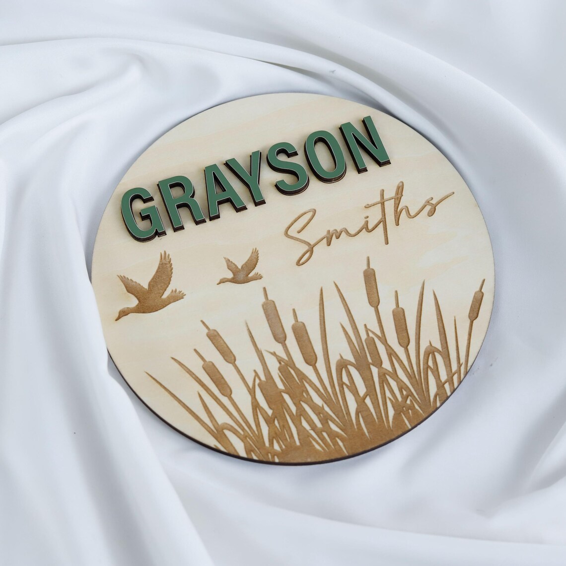 Personalized Duck Call Baby Name Sign, Duck Hunting Baby Sign, Baby ...