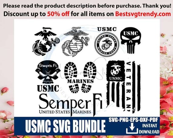 SALE 50% Usmc Logo Svg Usmc Svg Usmc Logo Svg Marine Corps - Etsy.de