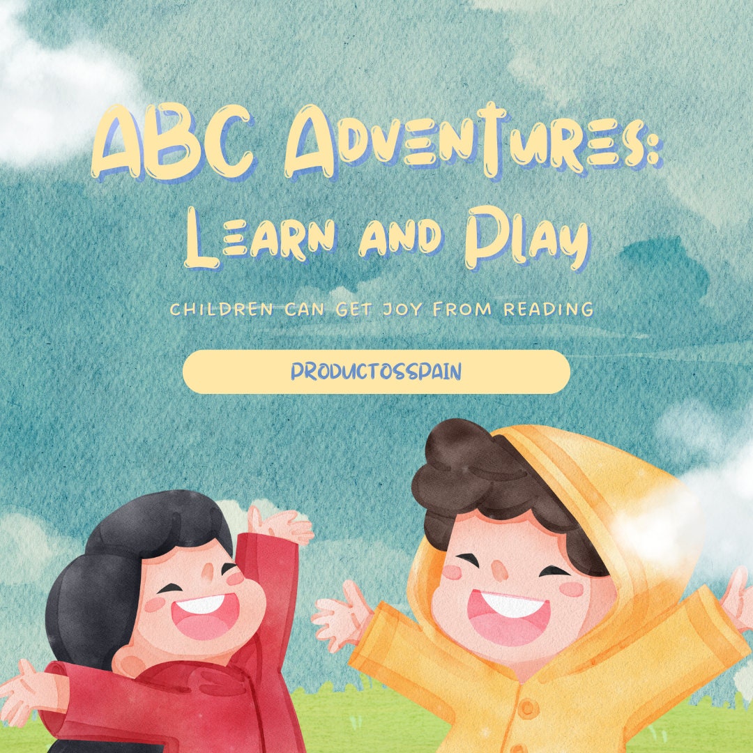 ABC Adventures: Learn and Play With the English Alphabet - Etsy