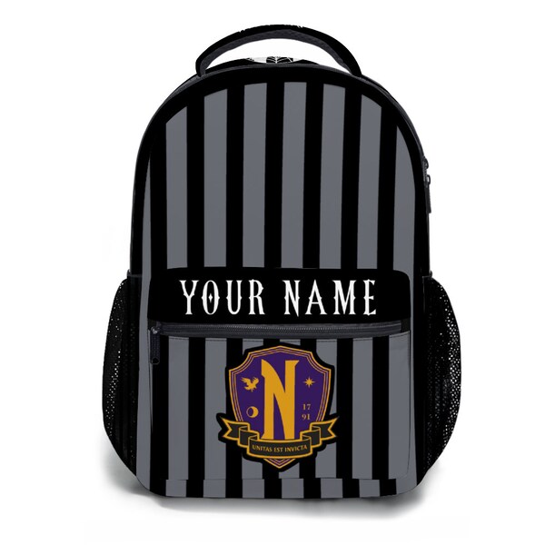 Wednesday Addams Nevermore Backpack - Etsy