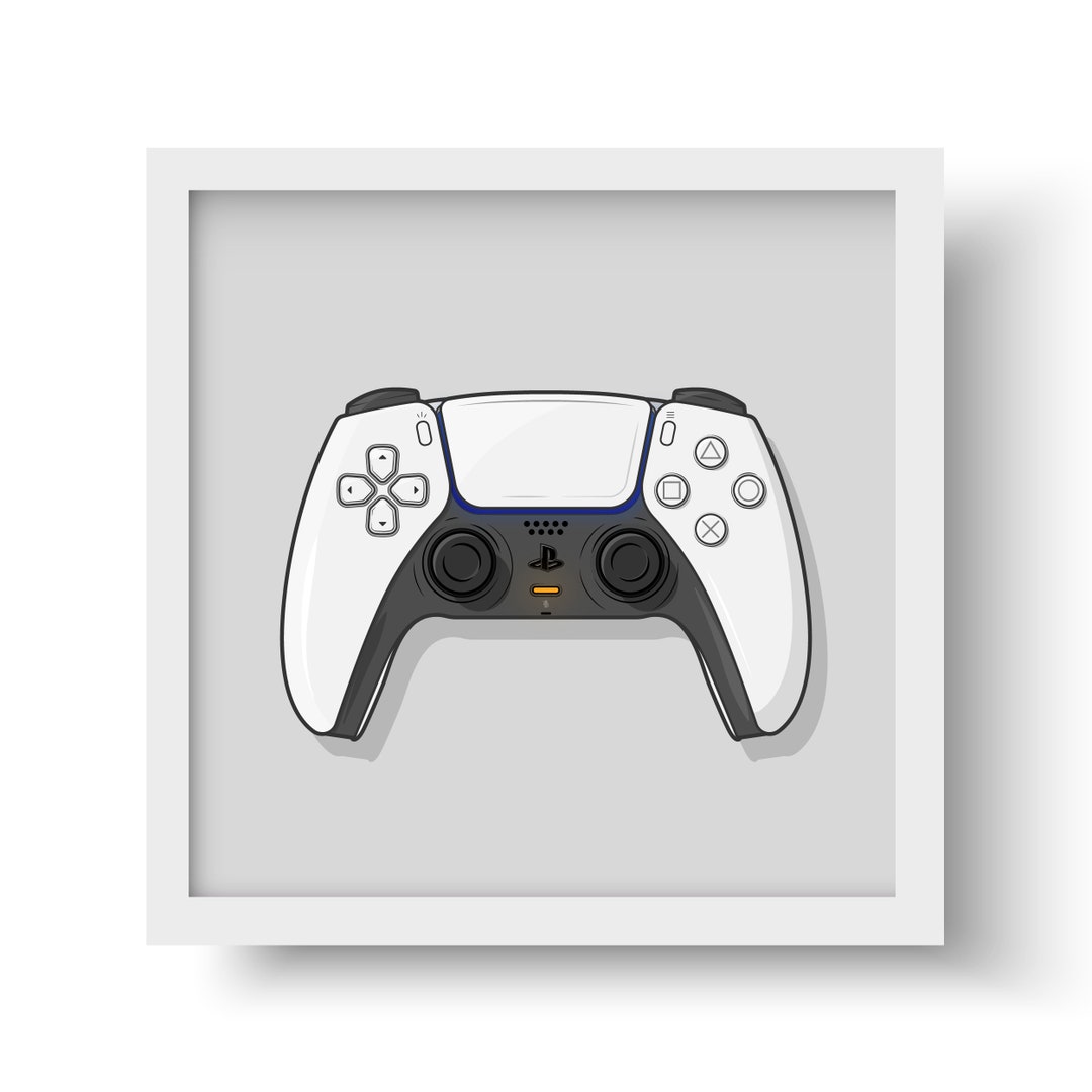 Playstation 5 Controller Print - Etsy