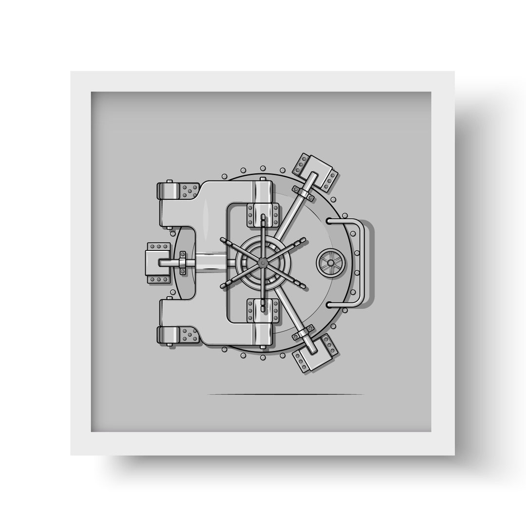 Vault Door Print - Etsy