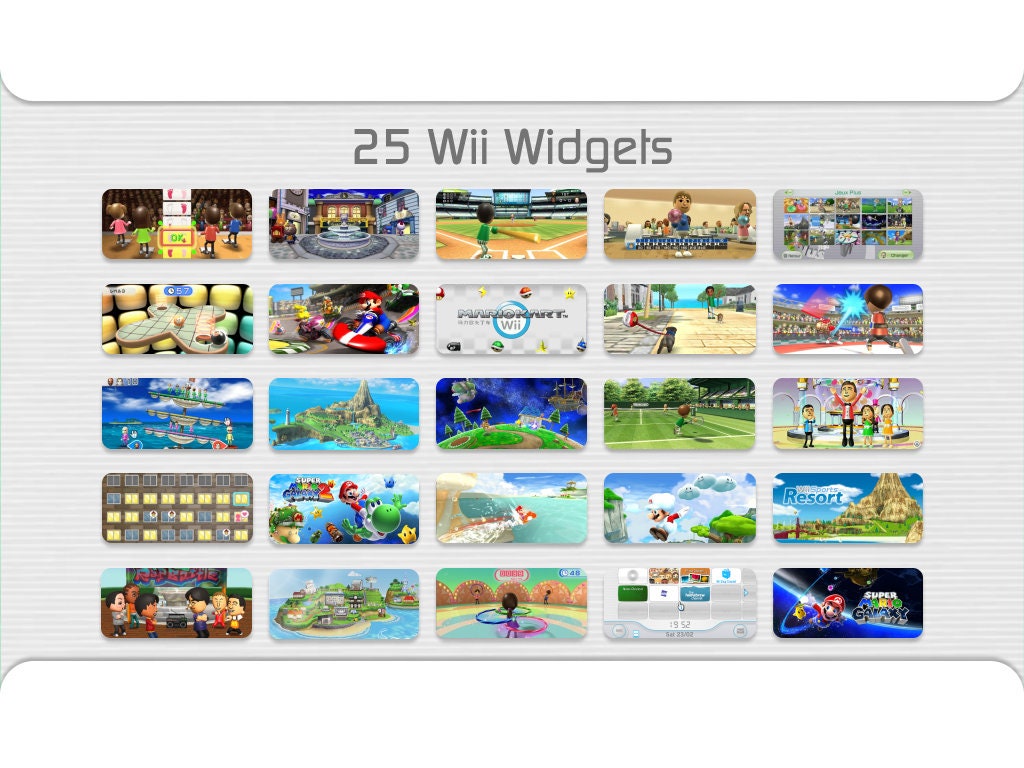 Ios Icons | Wii Home / Wiiu Home iPhone Ios14 App Icons Pack | Wii Menu ...