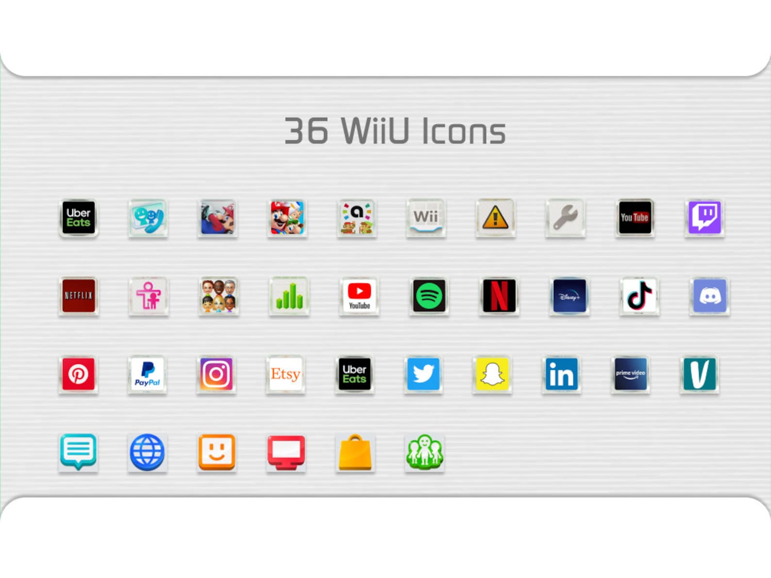 Ios Icons | Wii Home / Wiiu Home iPhone Ios14 App Icons Pack | Wii Menu ...
