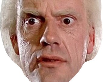 Doc Brown Mask - Etsy