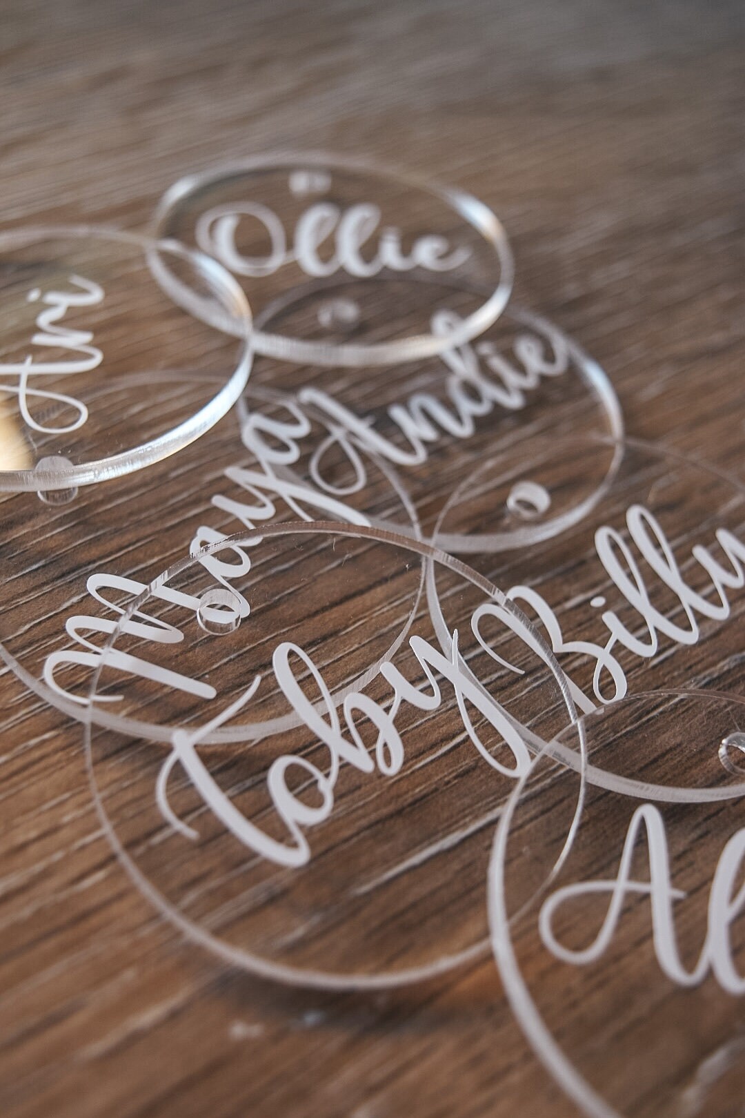 Acrylic Gift Tags Round - Etsy