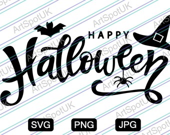 Witch on Broom With Cat Vinyl Vector File SVG FORMAT for Cricut ...