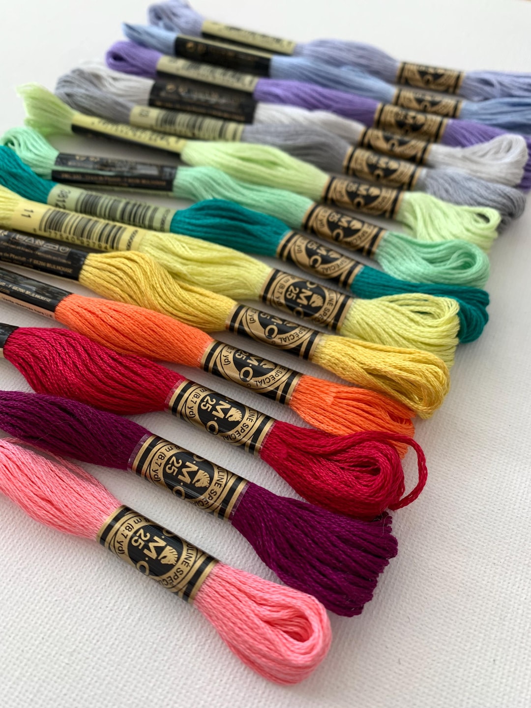 DMC Six Strand Embroidery Floss Single Skeins Range of Colours DMC ...