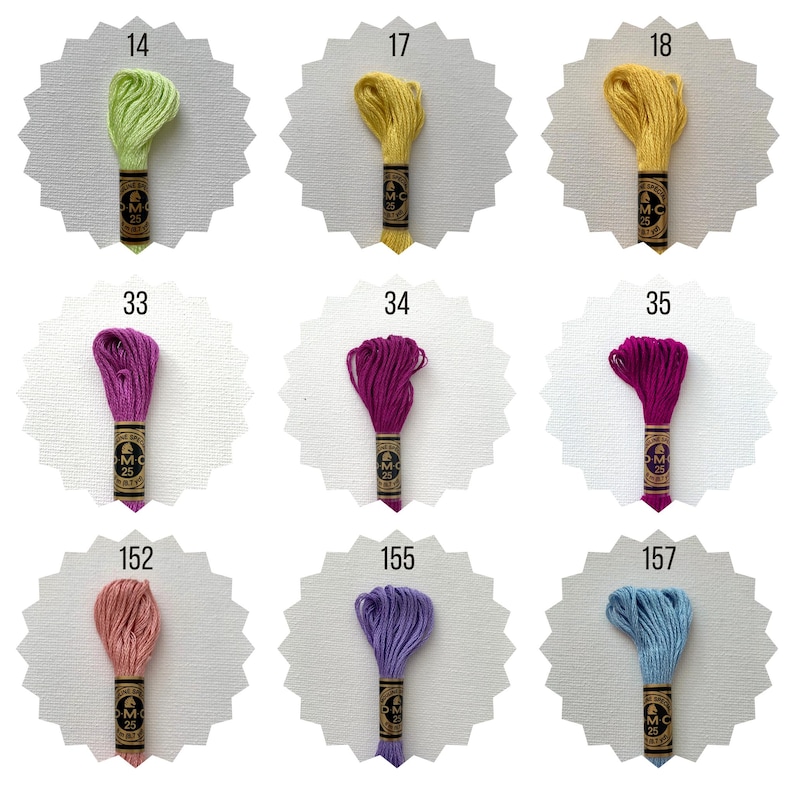 DMC Six Strand Embroidery Floss Single Skeins Range of Colours DMC ...