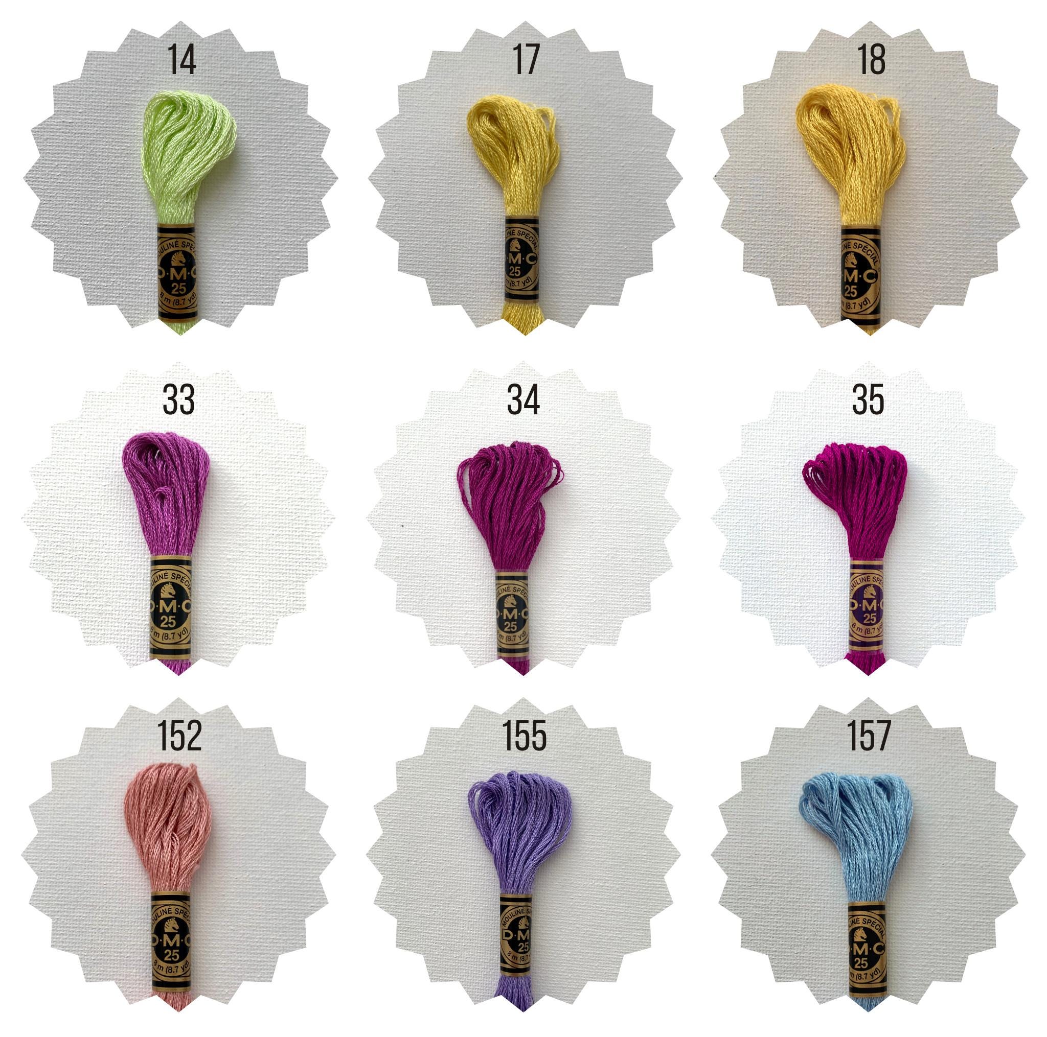 DMC Six Strand Embroidery Floss Single Skeins Range of Colours DMC ...