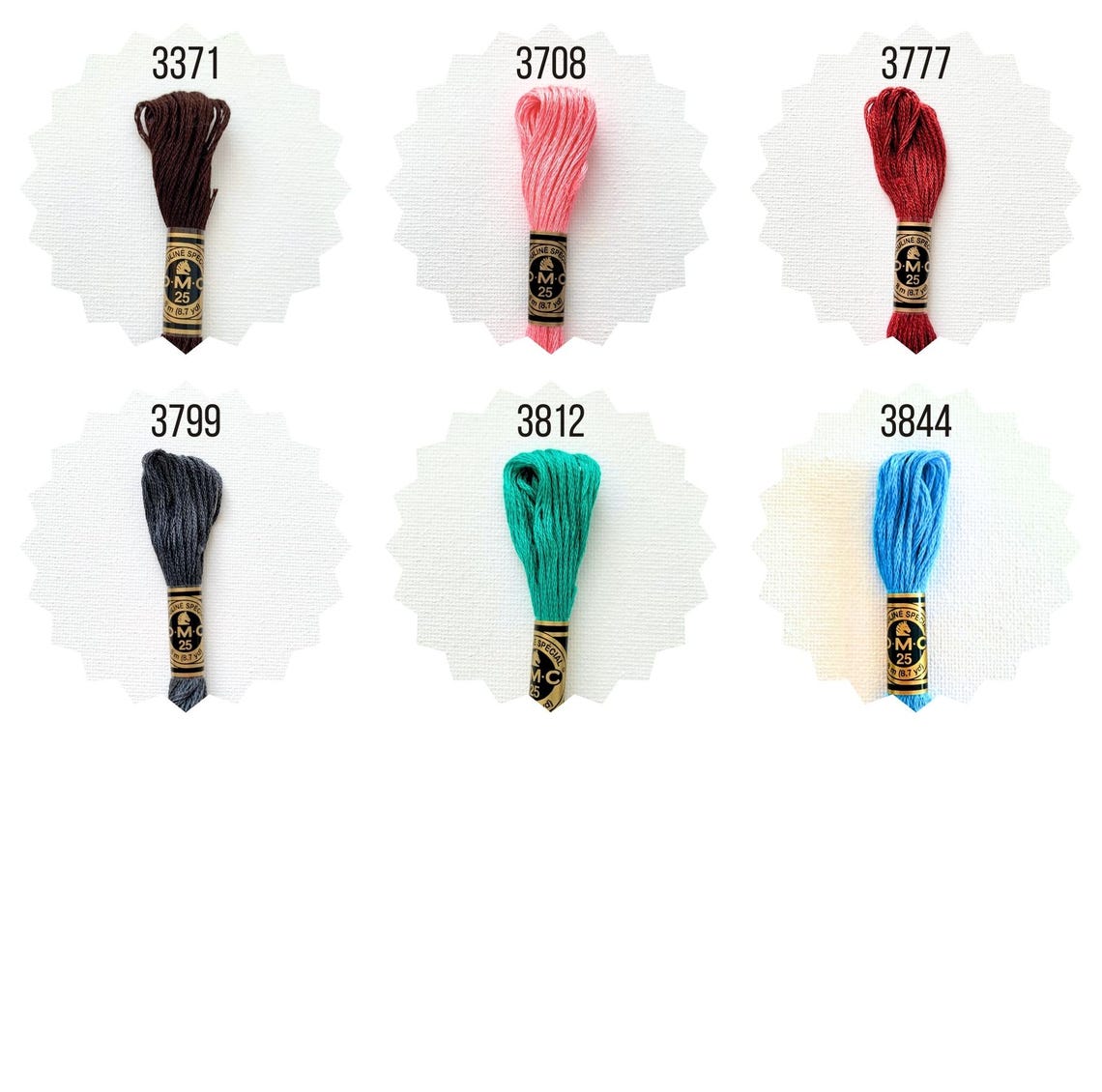 DMC Six Strand Embroidery Floss Single Skeins Range of Colours DMC ...