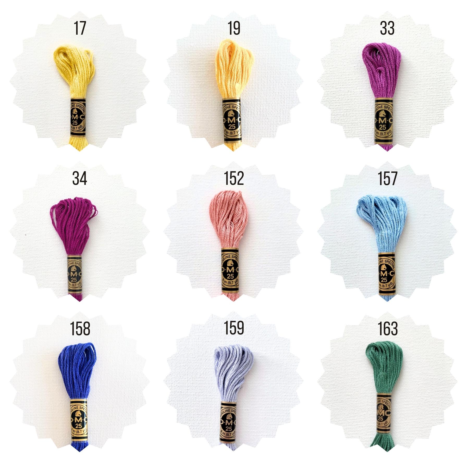 DMC Six Strand Embroidery Floss Single Skeins Range of Colours DMC ...