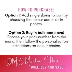 DMC Six Strand Embroidery Floss Single Skeins Range of Colours DMC ...