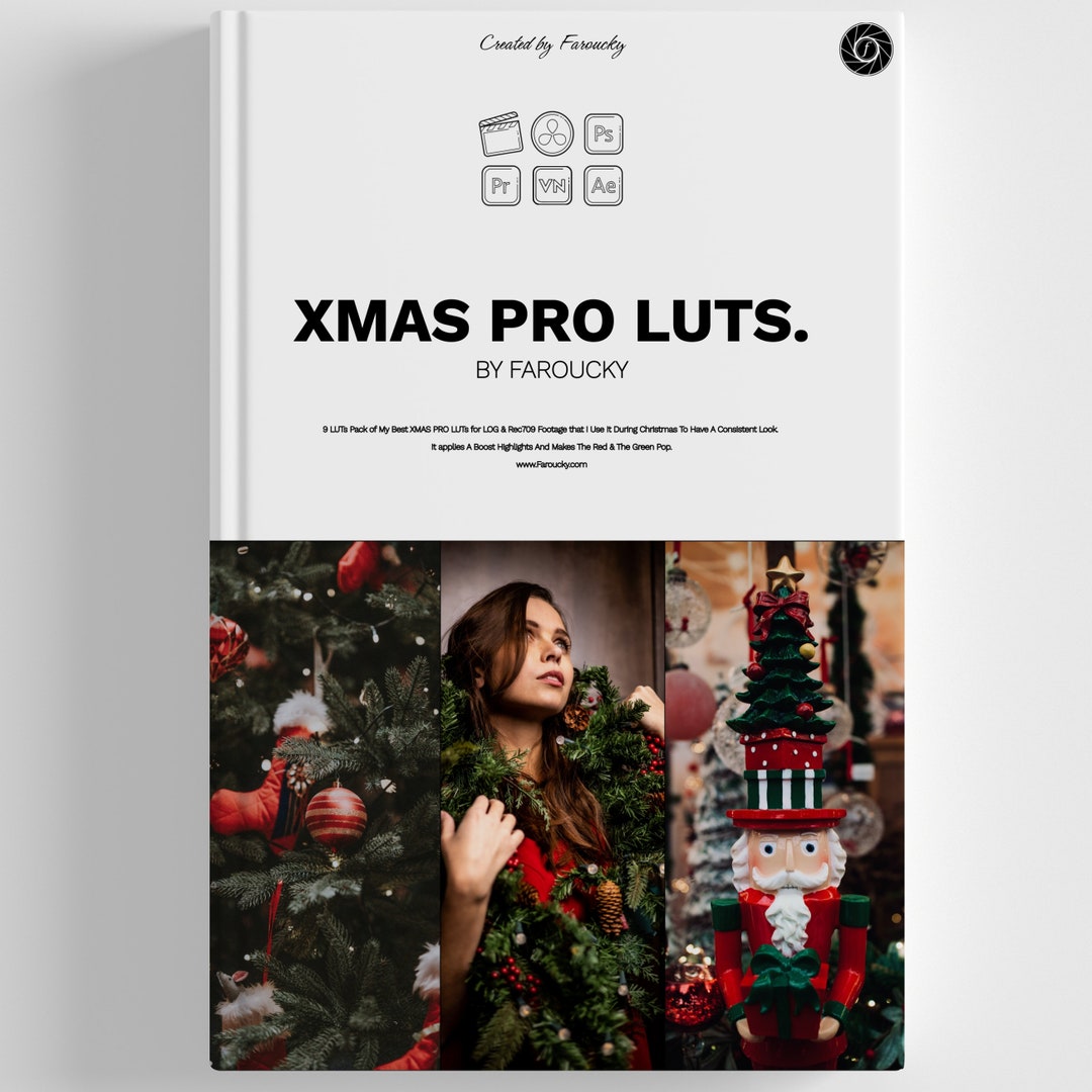 9 XMAS PRO LUTS Pack Adobe Premiere Pro Luts Pack, Video Editing Luts ...