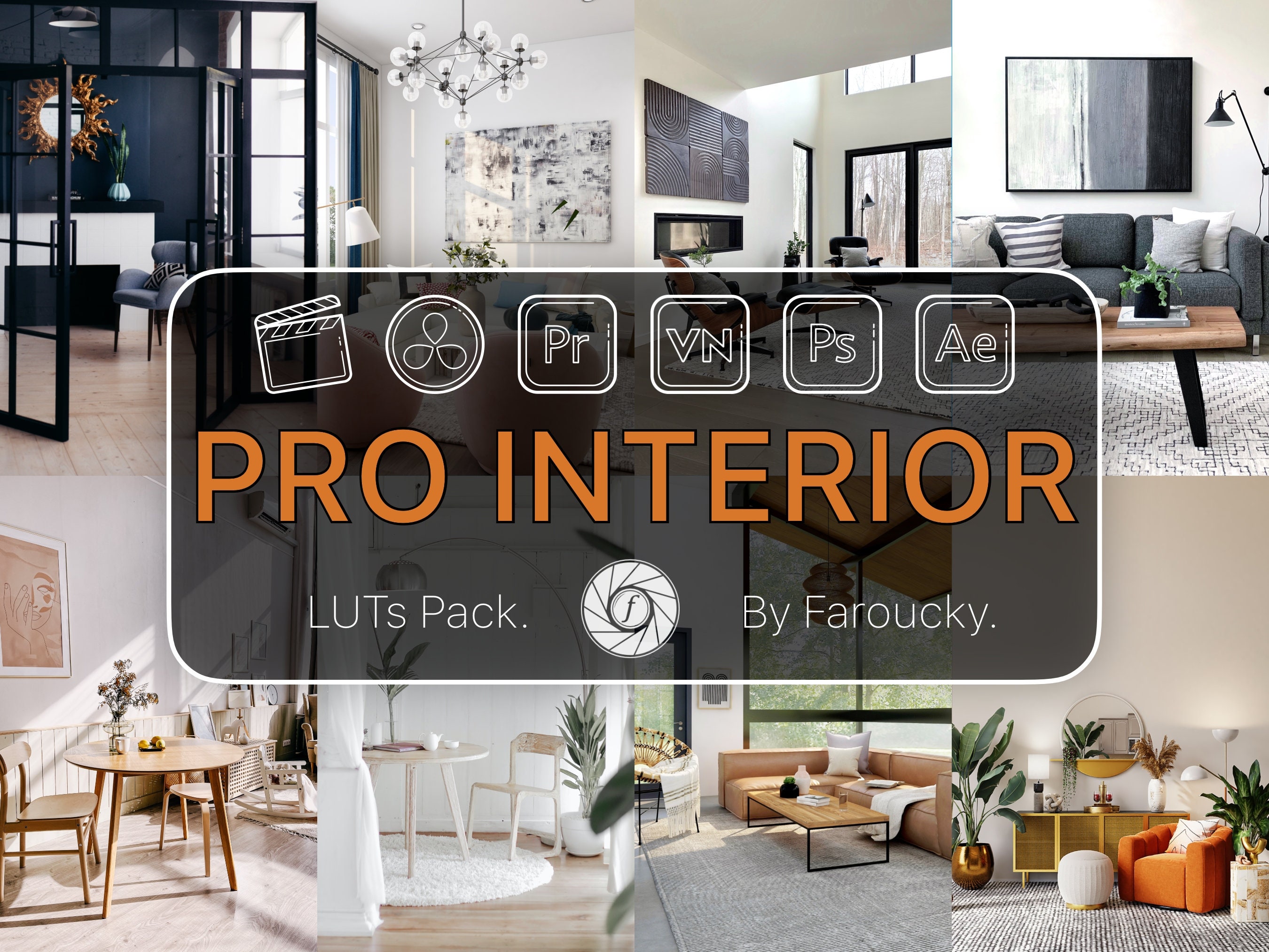 10 Pro Interior Luts Pack, Adobe Premiere Pro Luts Pack, Video Editing ...