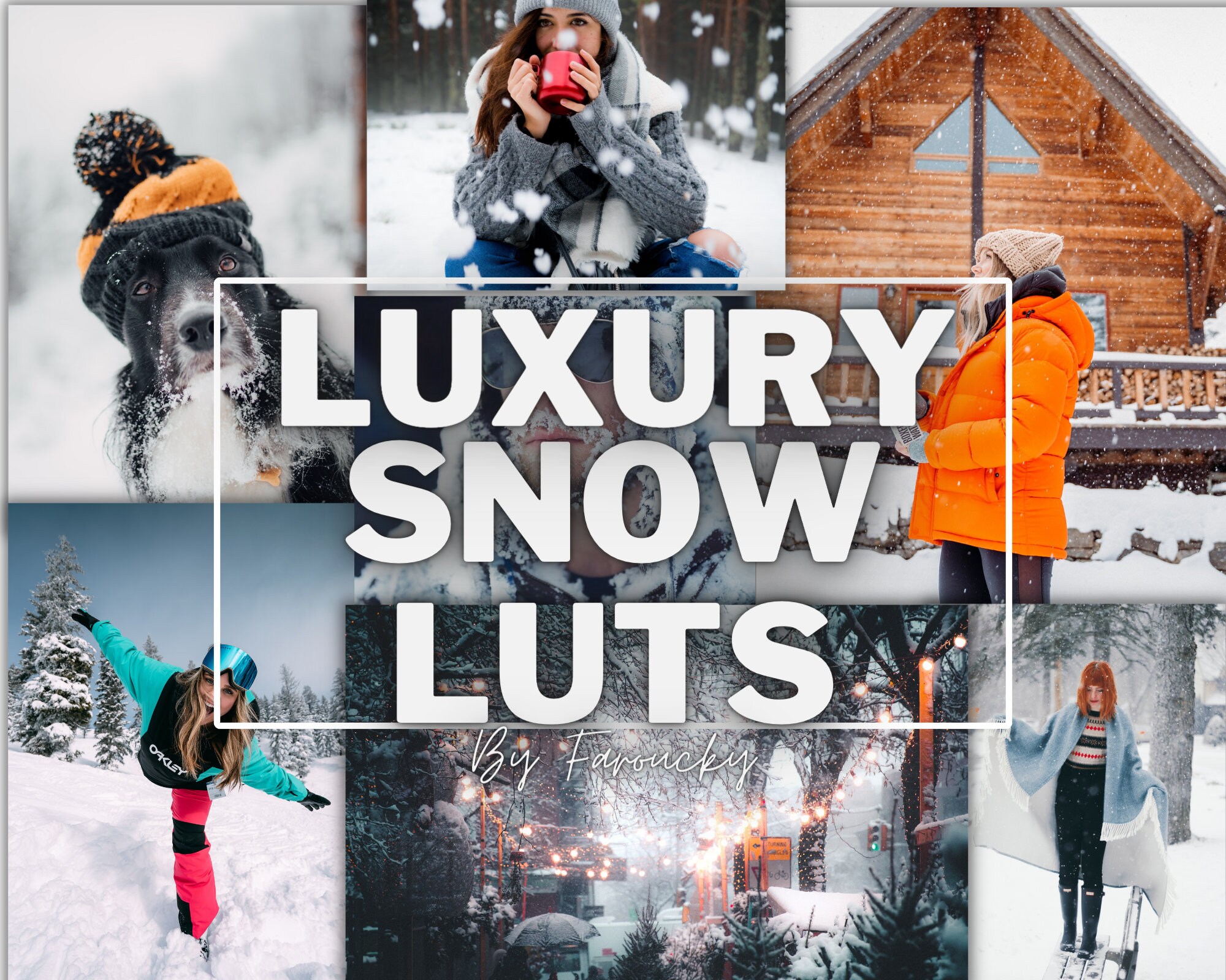 8 LUXURY SNOW LUTS Pack Adobe Premiere Pro Luts Pack, Video Editing ...