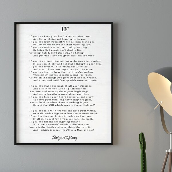 Framed Poem - Etsy