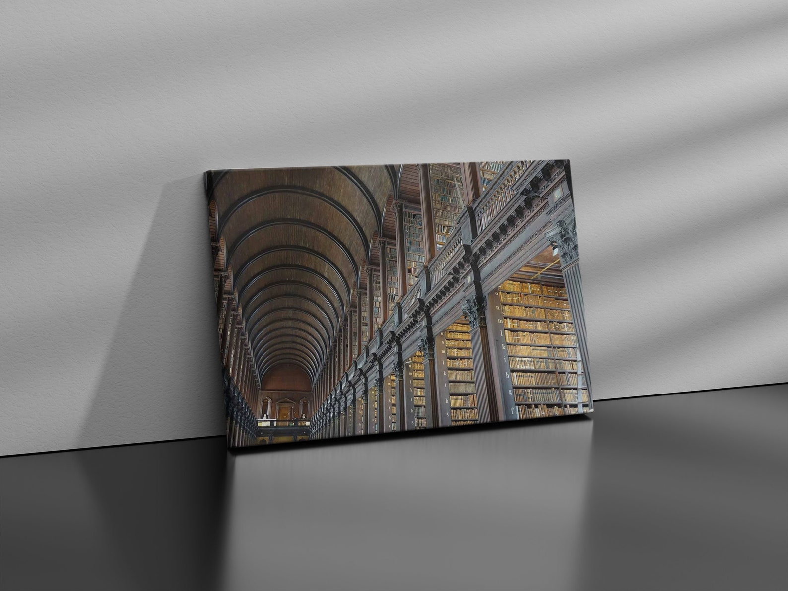 Ireland Library Wall Decorlibrary Photo Printlibrary 3D - Etsy