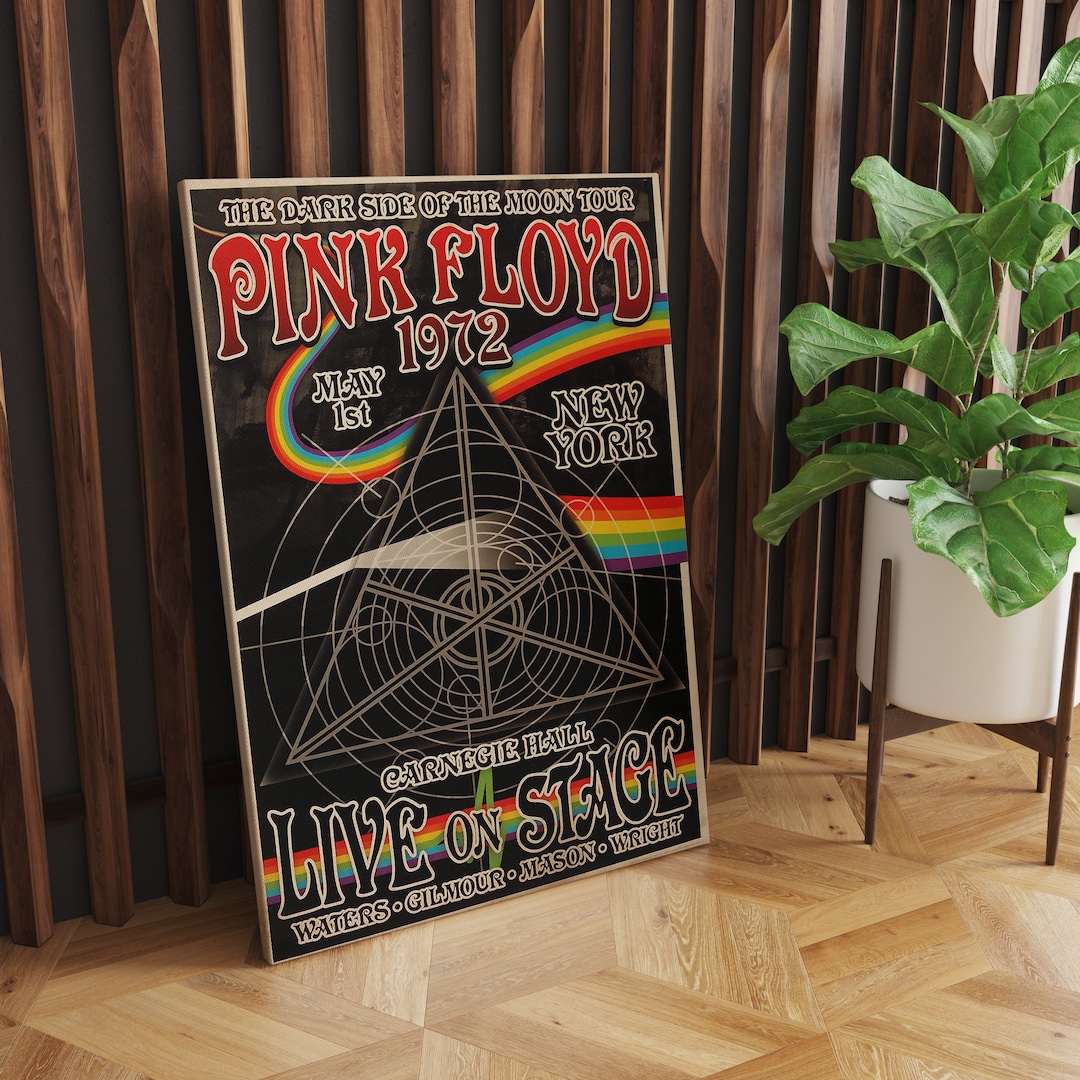 Pink Floyd, Pink Floyd Music Poster Print 2019 Wall Art, Framed Canvas ...