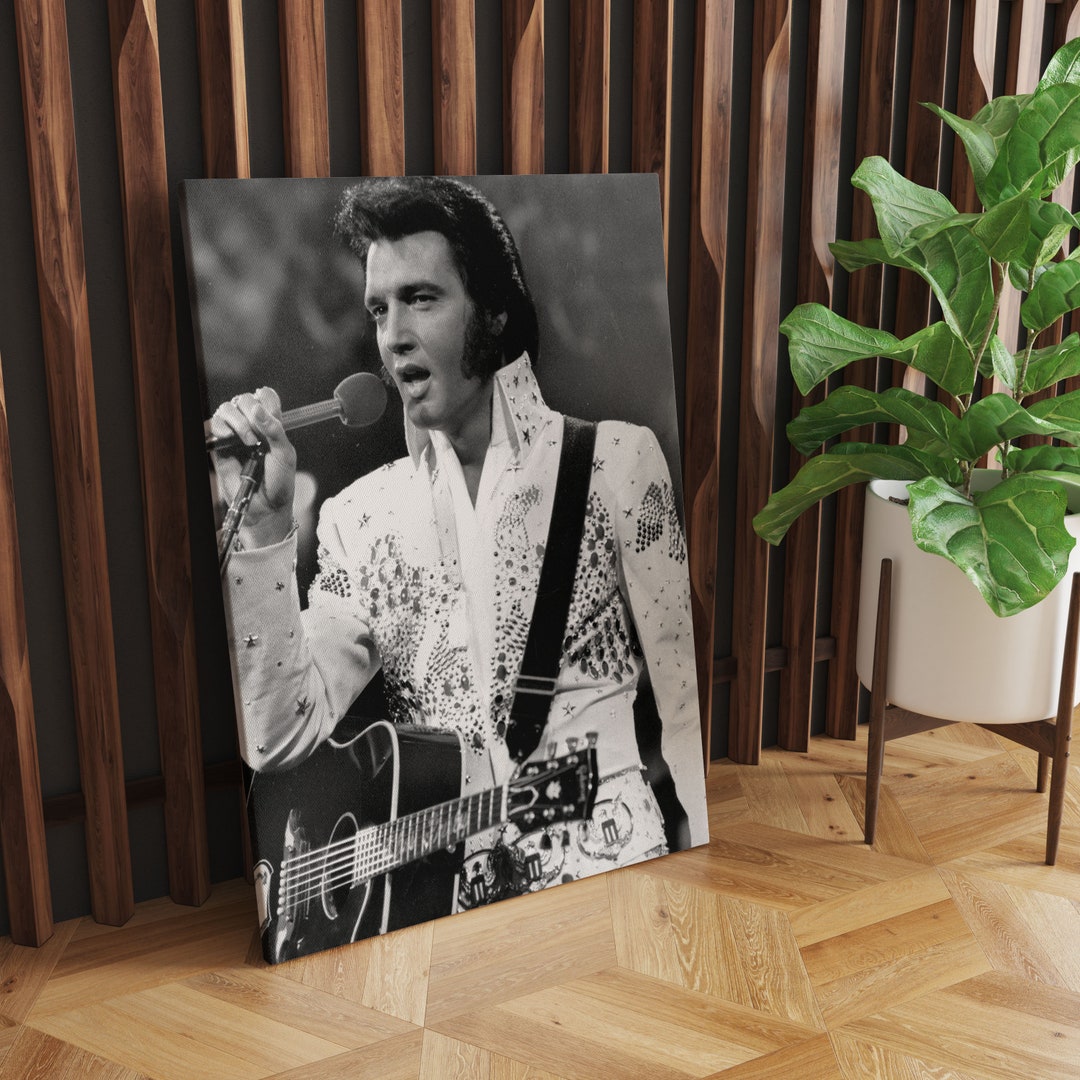 Elvis Presley Jailhouse Rock Wall Art Print, Elvis Vintage Look Rock ...