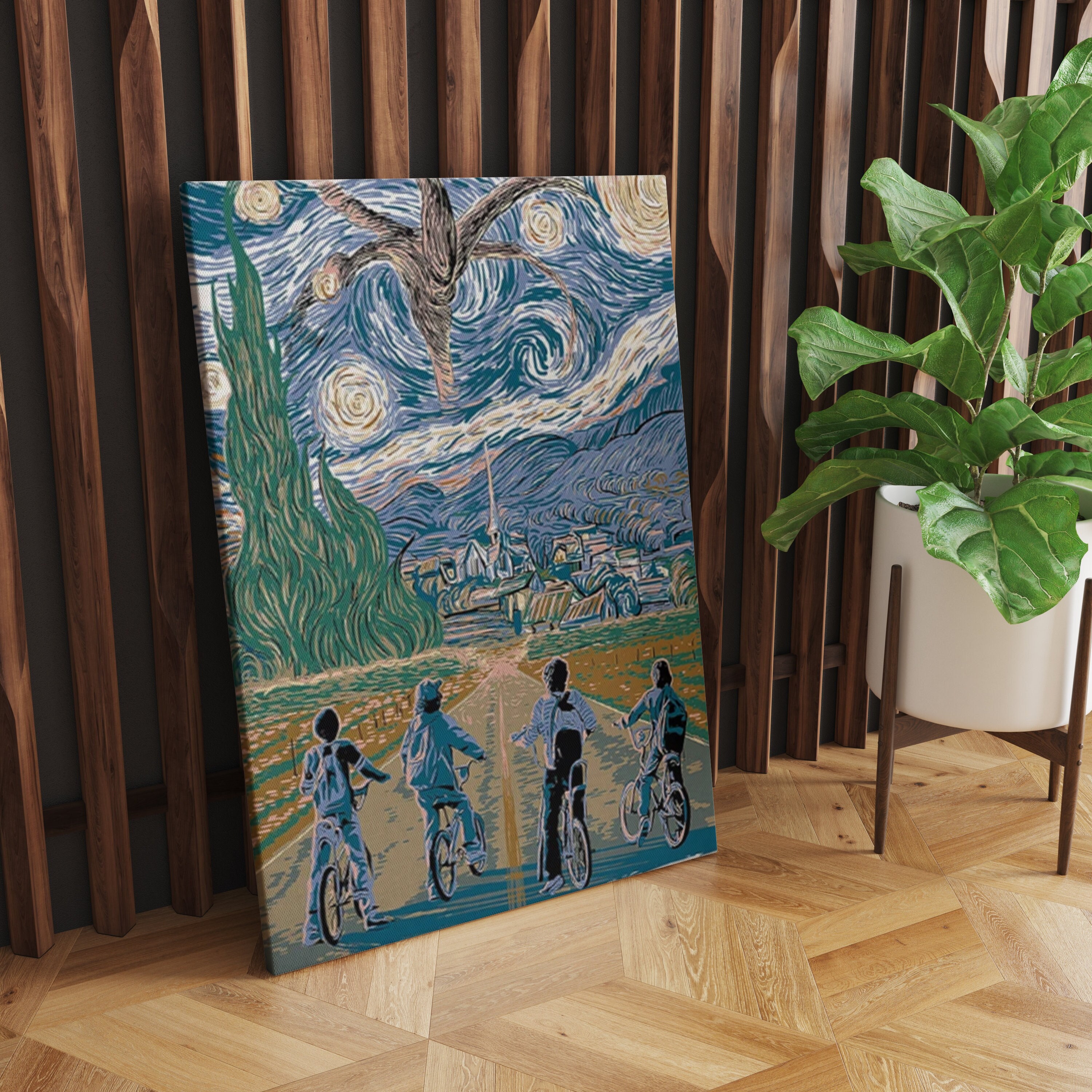 Will Byers And Friend Van Gogh Stranger Things Poster,, 44% OFF
