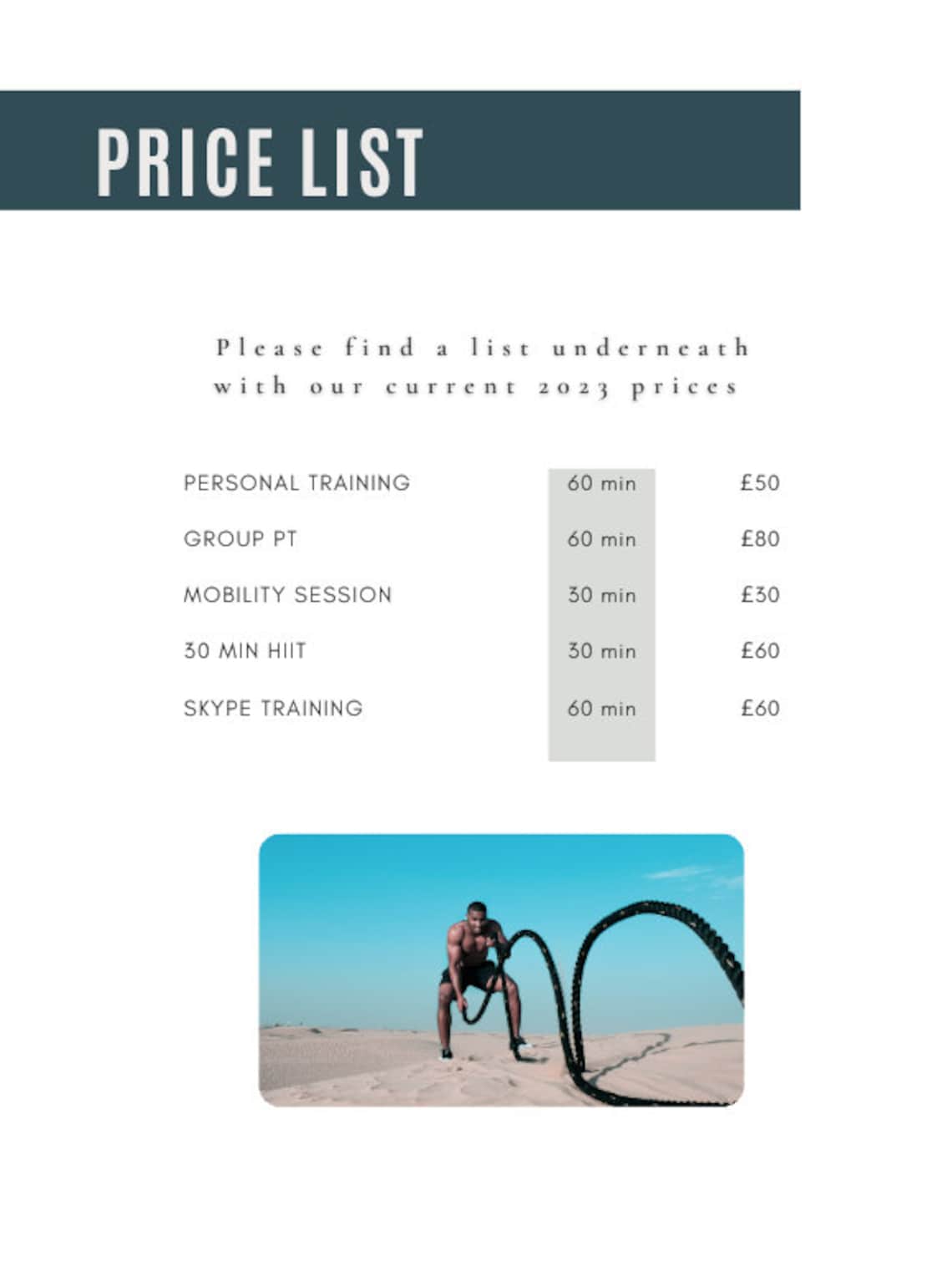 Personal Training Welcome Pack Client Consultation Pack Welcome Kit ...