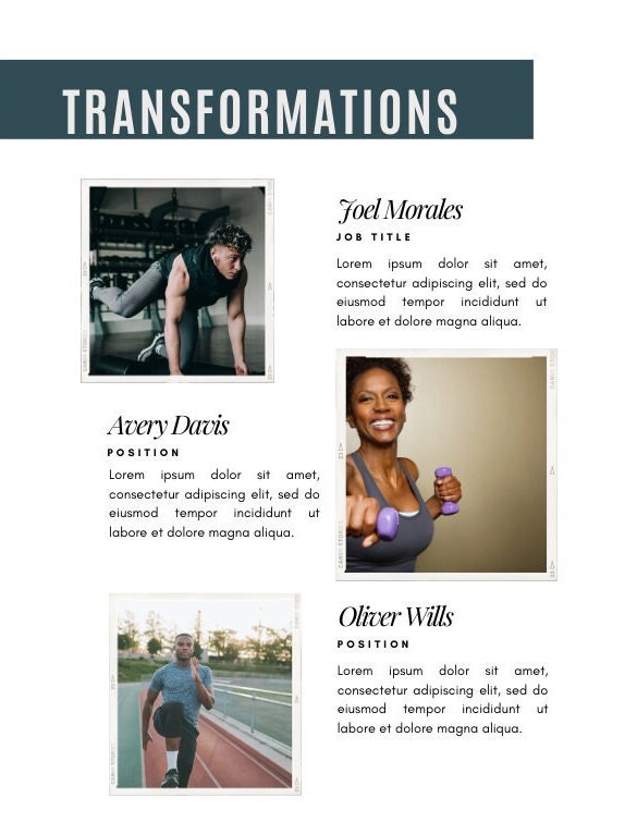 Personal Training Welcome Pack Client Consultation Pack Welcome Kit ...